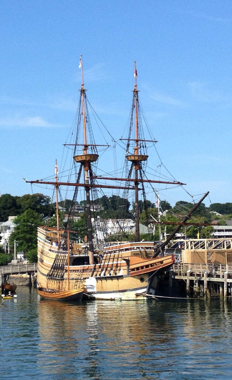 The Mayflower II, in Plymouth Harbor, USA – Before the Mayflower